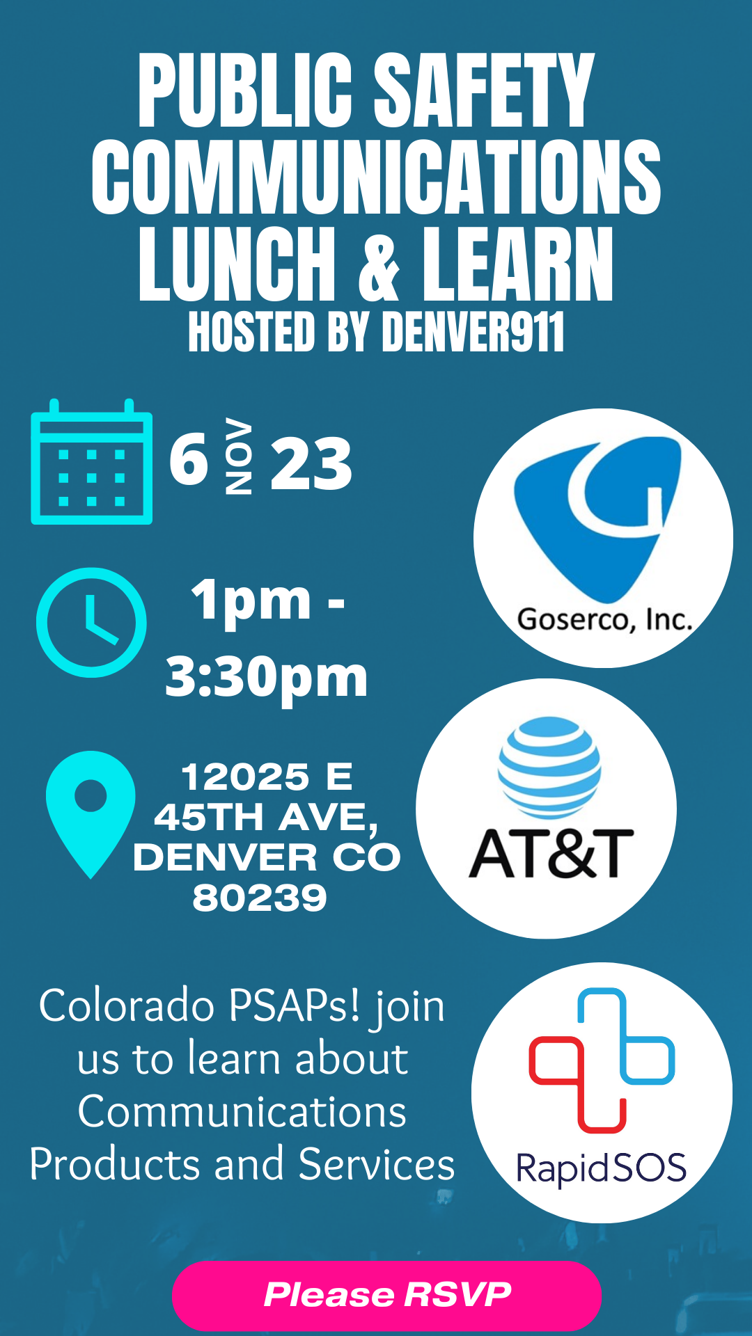 Colorado Public Safety Communications Lunch & Learn